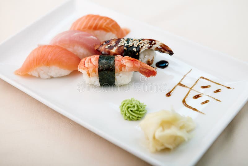 Sushi set stock image. Image of east, japanese, asia - 21468747