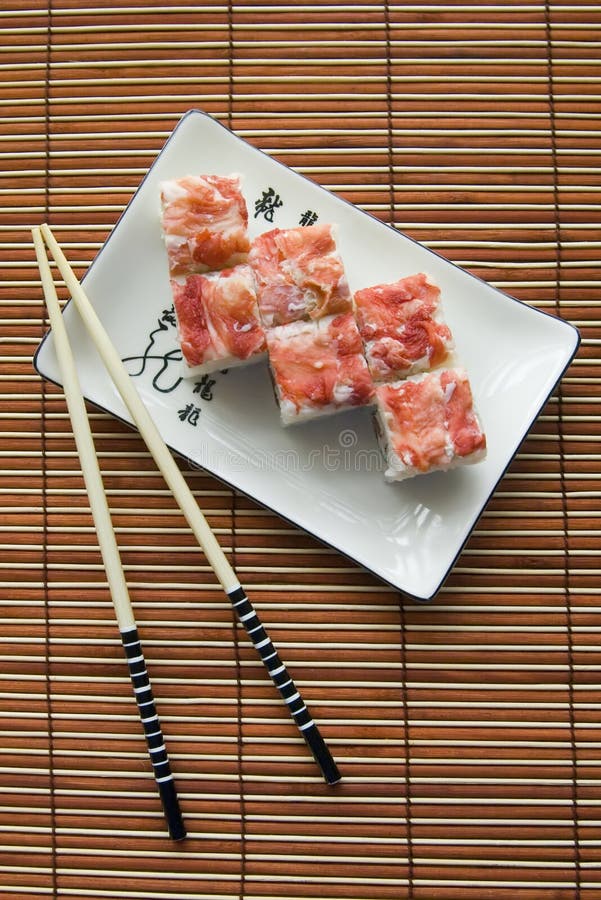 Sushi set stock image. Image of wasabi, ginger, sushi - 3455899