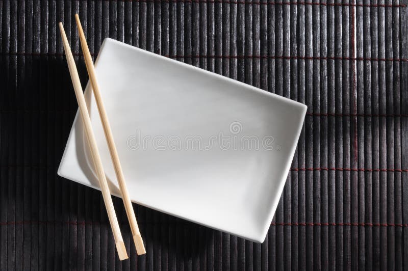 Sushi setting stock image. Image of bamboo, kitchen, dinner - 12205299
