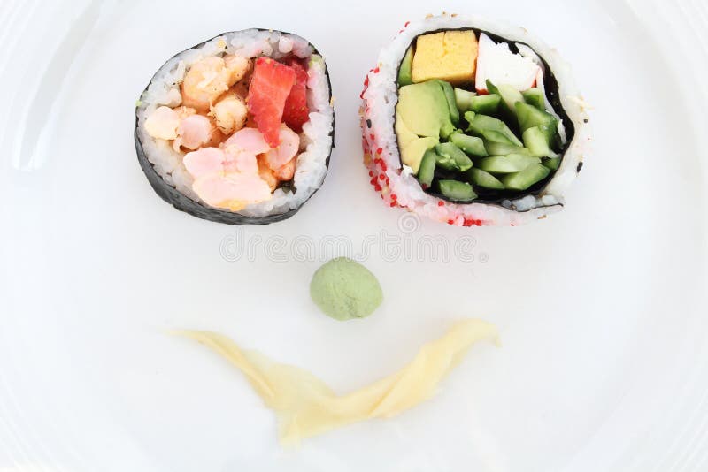 Sushi smile stock image. Image of closeup, food, oriental - 50376633