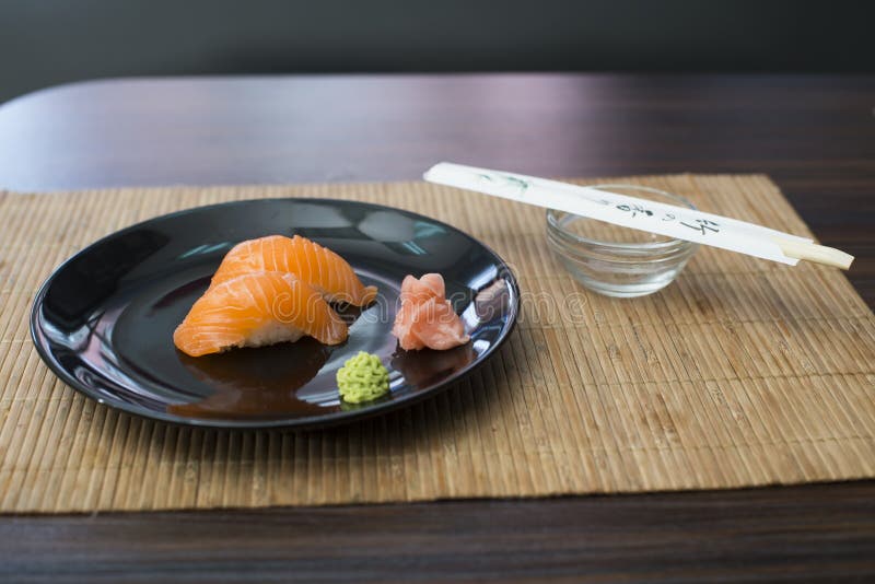 Sushi in sushi bar stock photo. Image of salmon, avocado - 34490234