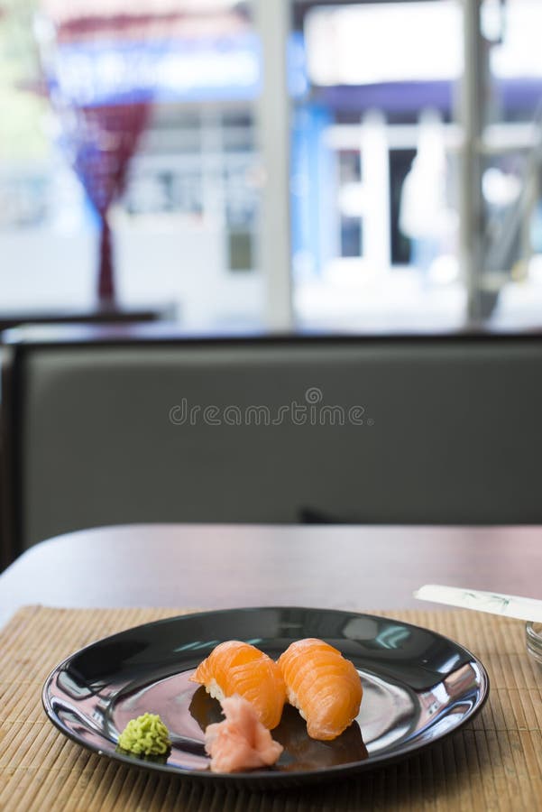 Sushi in sushi bar stock image. Image of cuisine, healthy - 34490281