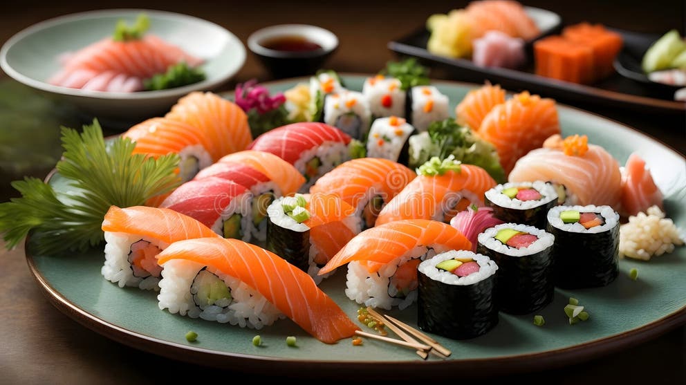 Sushi Symphony: a Visual and Culinary Feast with the Perfect Platter ...