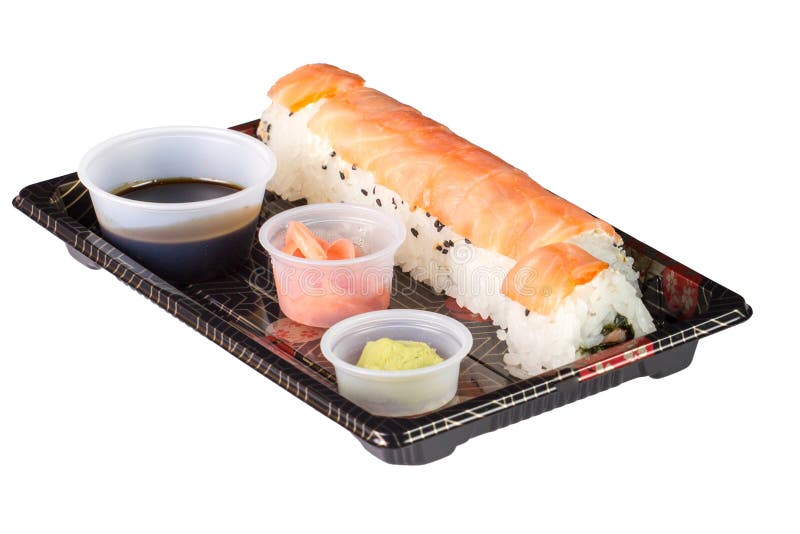 Sushi to go stock photo. Image of chopsticks, sushi, tableware - 56963972