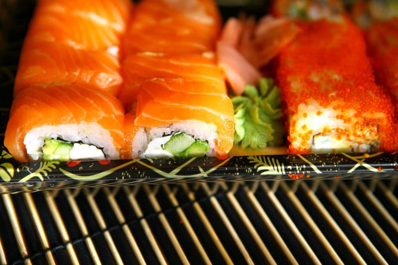 Sushi Traditional Japanese Food Stock Photo - Image of radish, tuna: 798396