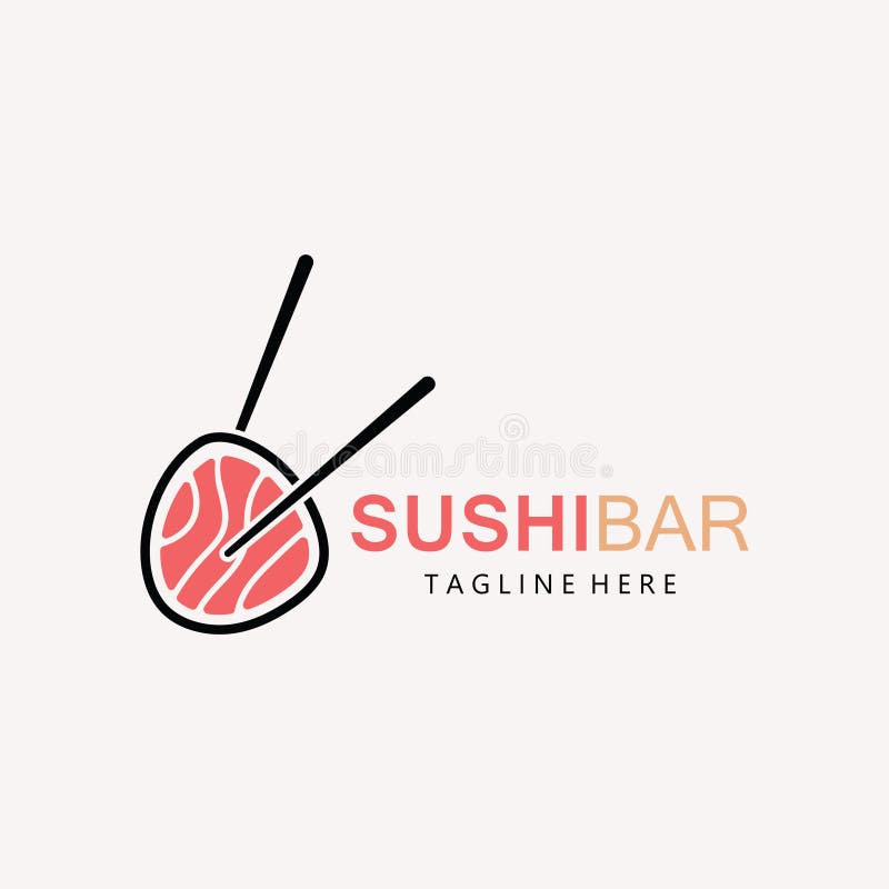 Sushi Vector Logo Template, or Japanese Specialties Stock Vector ...