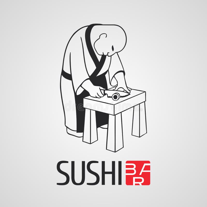 Sushi Vector Template Logo, Icon, Symbol Stock Vector - Illustration of ...