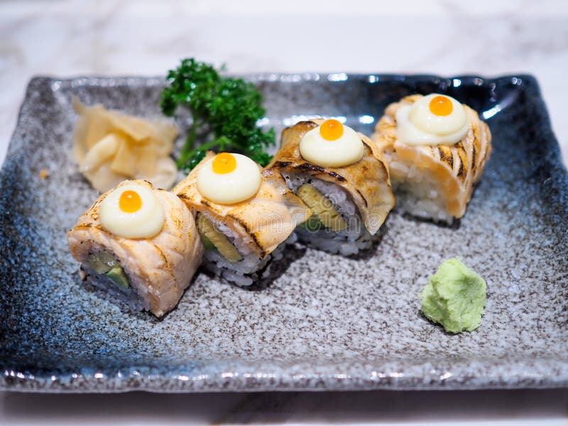 Sushi Wagyu Beef Burned with Egg Stock Image - Image of asian, japan ... Sushi Wagyu Beef Burned with Egg Stock Image - Image of asian, japan ...