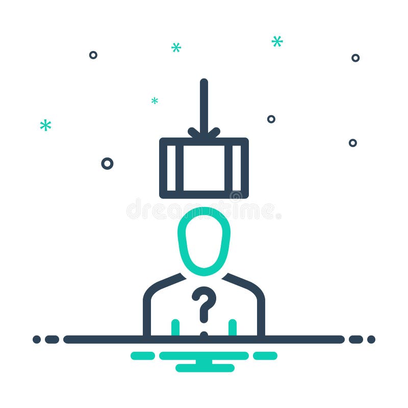 Mix Icon for Suspect, Unknown and Doubtful Stock Vector - Illustration ...