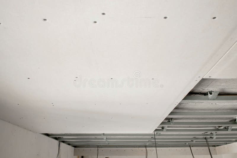 Suspended Ceiling Structure, for Installation of Plasterboard Stock ...