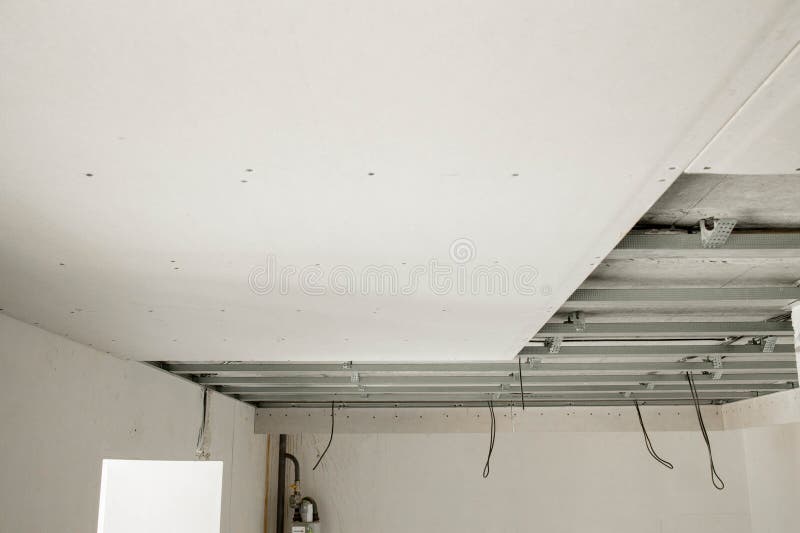 Suspended Ceiling Structure with Profiles for Installation of Ceiling ...