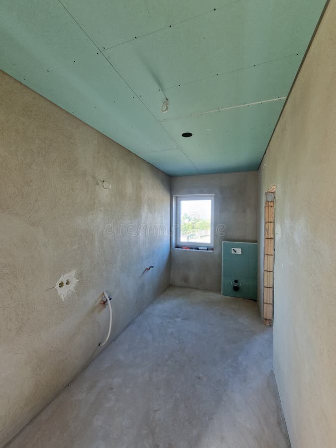 Suspended Drywall Ceilings in the New House Stock Photo - Image of ...