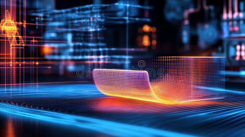 Suspended Field Displays Intricate Capacitance Mapping in a Futuristic ...