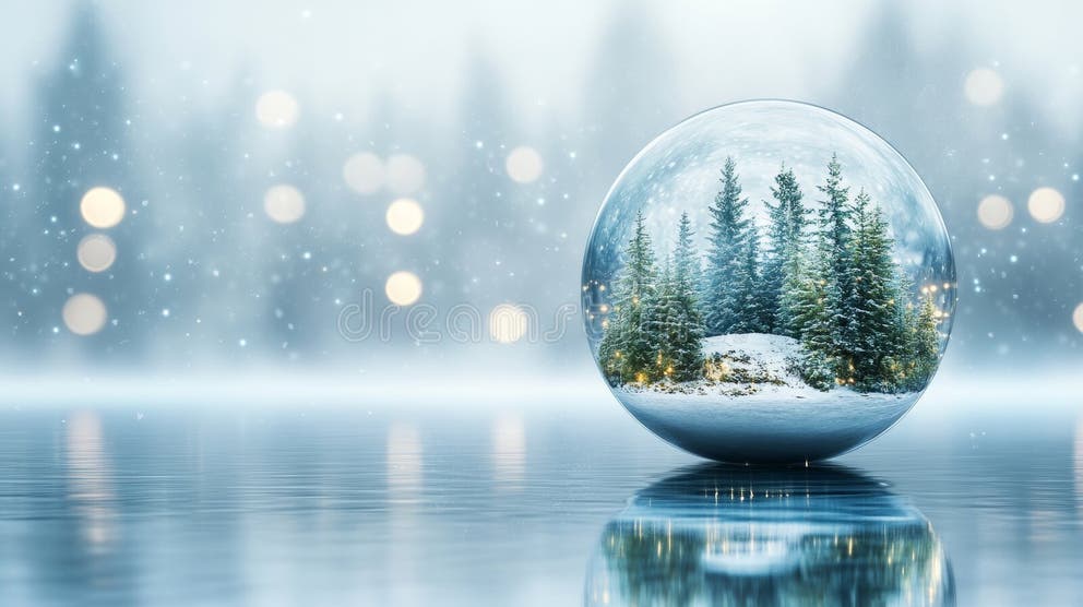 A Suspended Sphere Highlighting a Vivid Ecosystem with Elements from ...