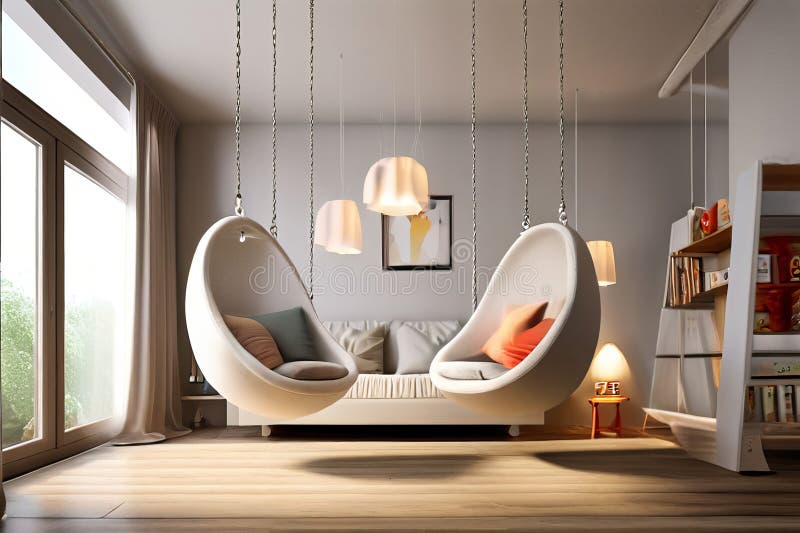 Suspended Swing Indoor Swing Hanging from the Ceiling Adding a P Stock ...