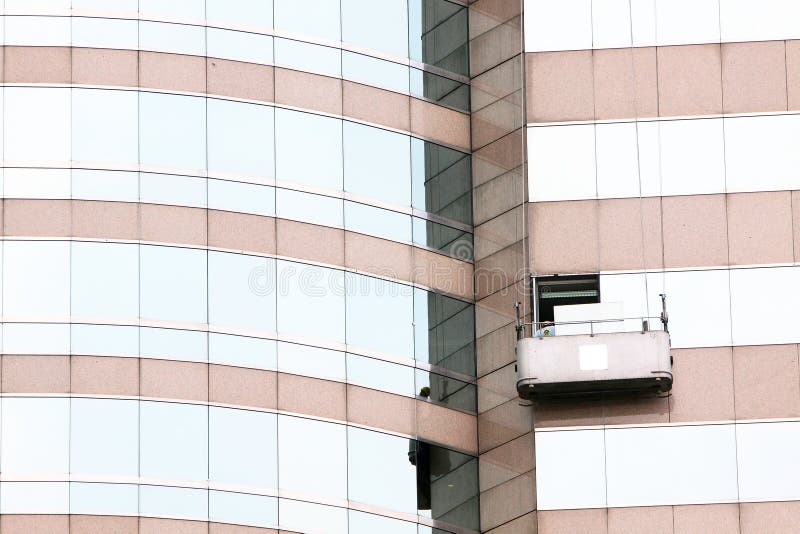 Suspended Working Platform stock photo. Image of scaffold - 33450306