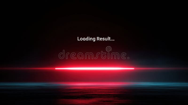 Suspenseful Loading Screen with Glowing Elements in a Dark Environment ...