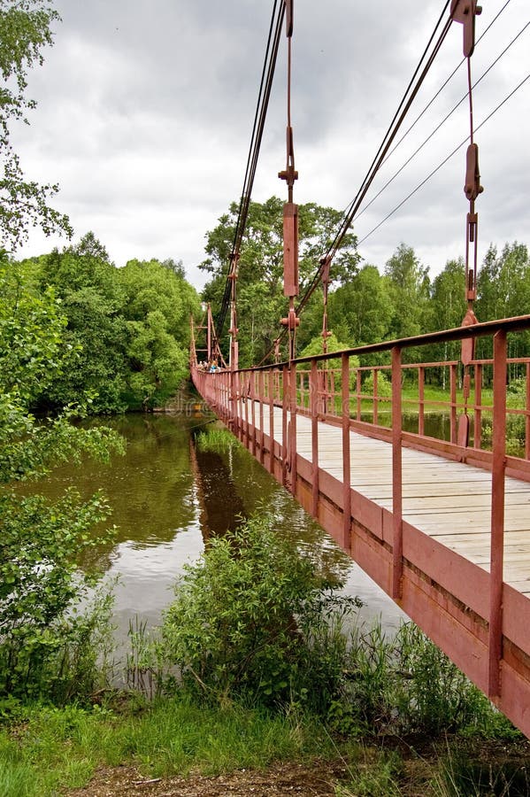 Poppy Bridge, Ouse Valley Park Milton Keynes Stock Photo - Image of ...
