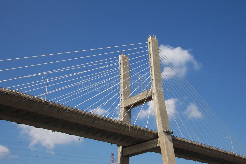 Suspension Bridge stock photo. Image of suspension, transportation - 492334