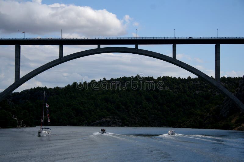 Rogue River Bridge Curry County Gold Beach Oregon Waterfront Ben Stock ...