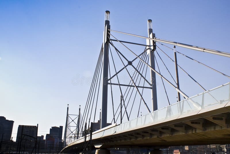 Suspension Bridge & Walkway Stock Image - Image of gauteng ...