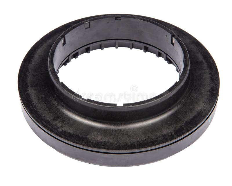 Suspension Strut Support Bearing Isolated on White Stock Image - Image ...