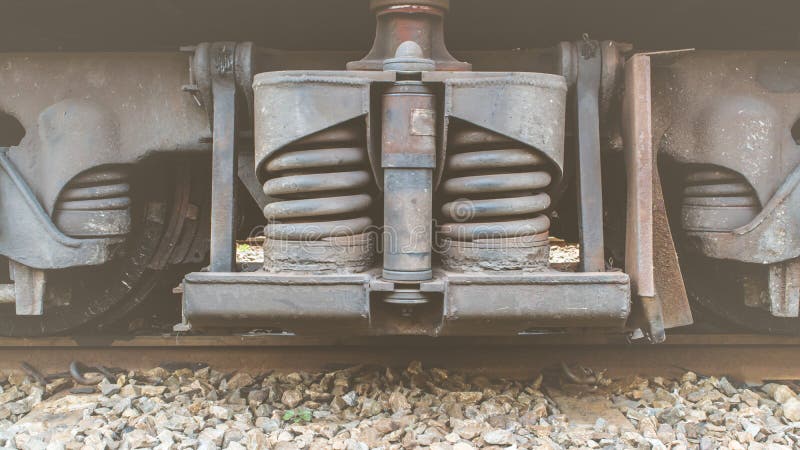 Suspension of Thai Train Vintage Style Stock Image - Image of railway ...