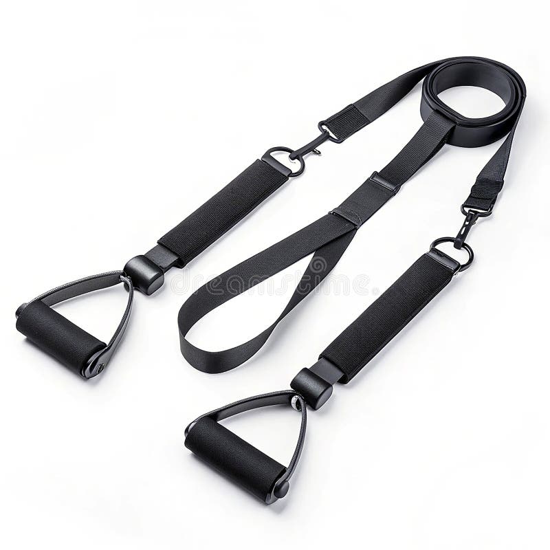 Suspension Trainer with Door Anchor for Home Stock Illustration ...