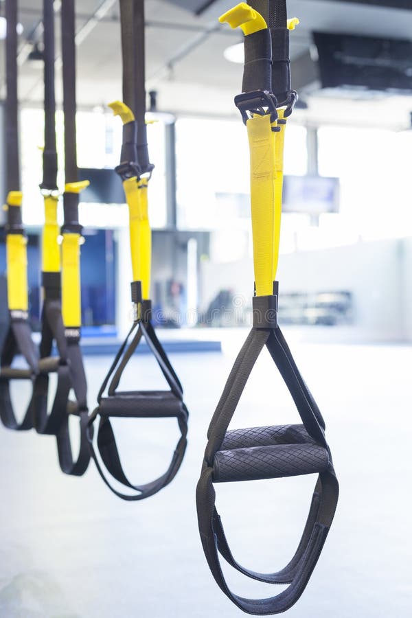 Suspension training stock photo. Image of push, studio - 31948788