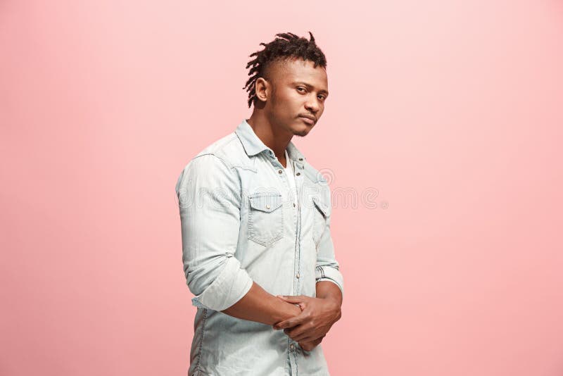 Suspiciont. Doubtful Pensive Man with Thoughtful Expression Making ...