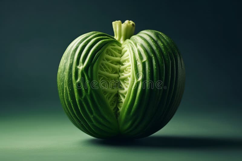 Suspicious Food Concept: Genetically Modified Vegetable on the Table ...