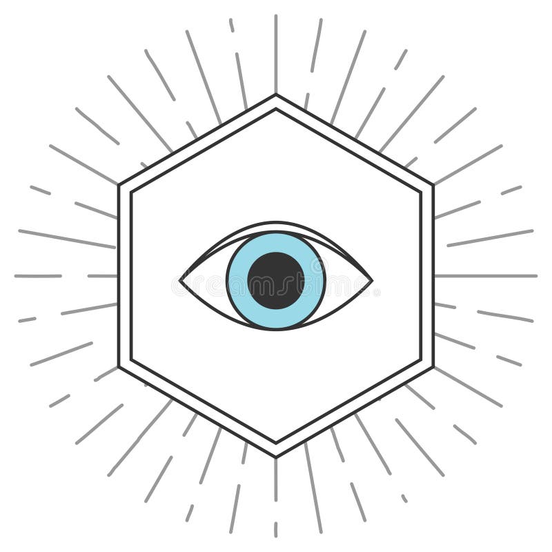 Hexagon Eyes Stock Illustrations – 1,009 Hexagon Eyes Stock ...