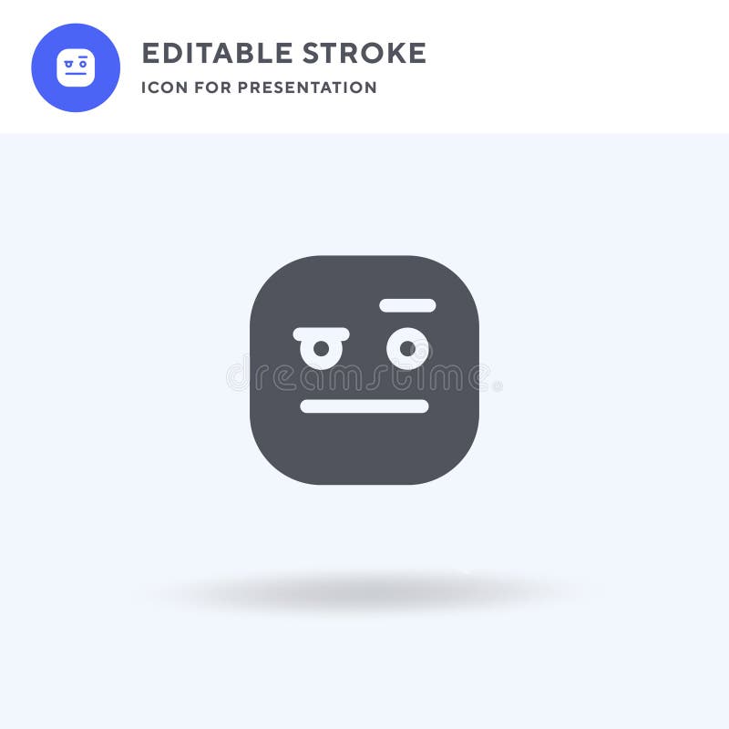 Suspicious Icon Vector, Filled Flat Sign, Solid Pictogram Isolated on ...