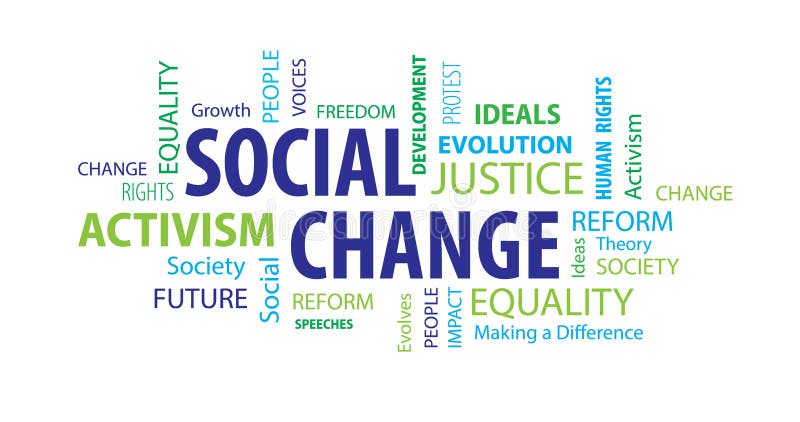 Social Change Word Cloud Stock Illustrations – 715 Social Change Word ...