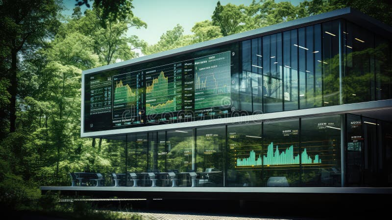 Sustainability Building Data Stock Image - Image of real, integration ...