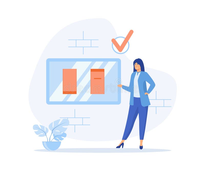 Sustainability Concept, Energy Consumption in Household. Characters ...