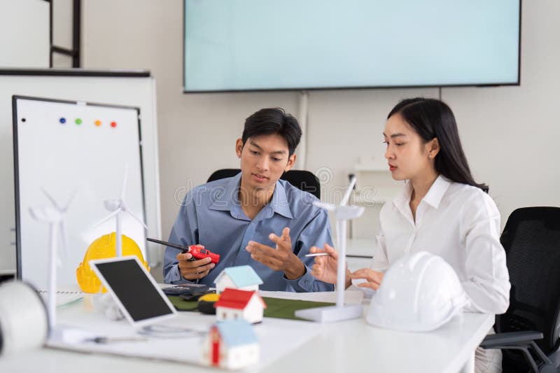 Sustainability and Engineering Dialogue. Team Members Discussing ...