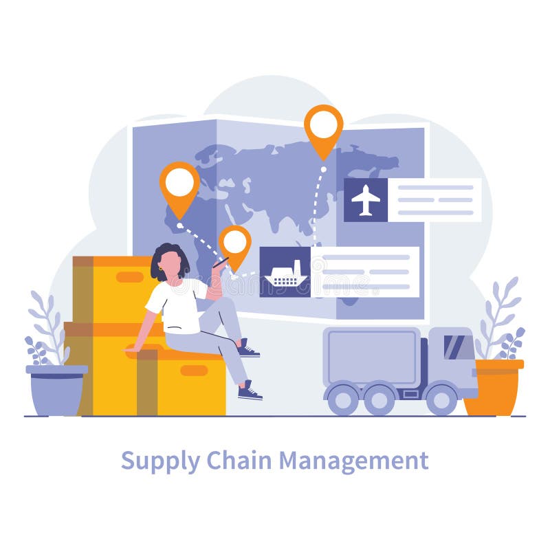 Sustainability and Operational Processes Concept Stock Vector ...