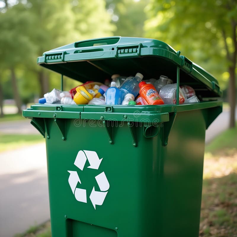 Sustainability and Recycling: a Green Container for Separate Waste ...