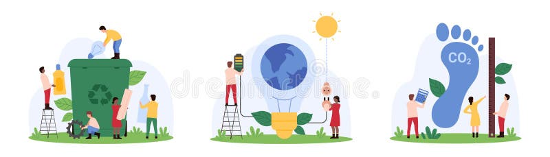 Sustainability, Recycling Project Development Set, Tiny People Measure ...