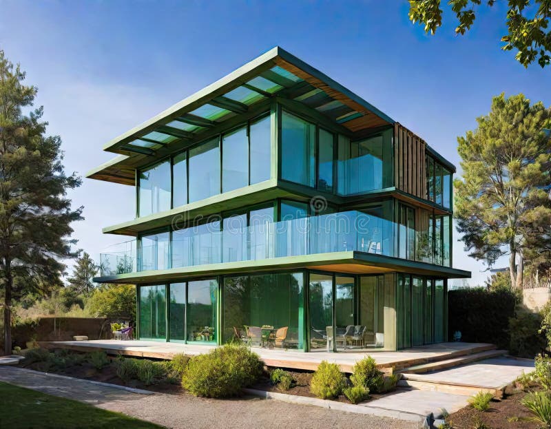 Sustainable Architectural Render of a Modern Environmental City ...