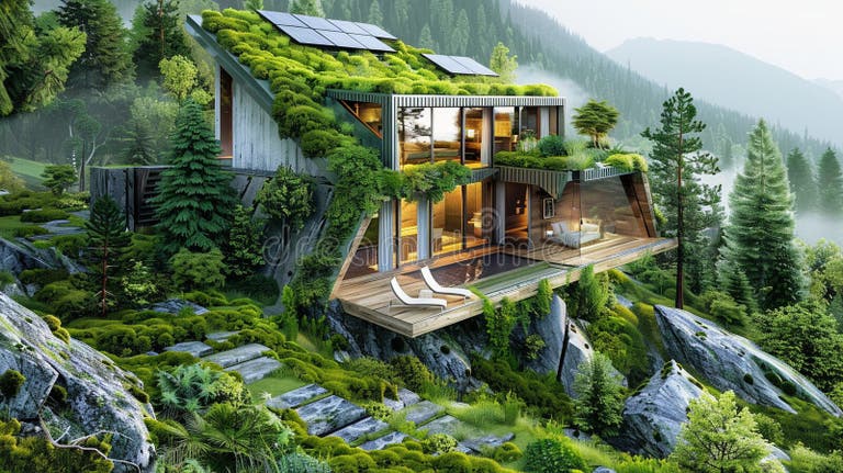 Sustainable Architecture Concept Featuring a Self-sustaining, Energy ...