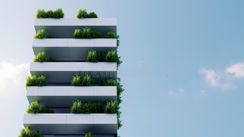 Sustainable Architecture Green Building Stock Illustration ...