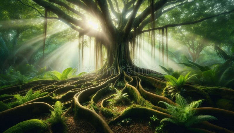 Sustainable Banyan Tree Grove Stock Photos - Free & Royalty-Free Stock ...