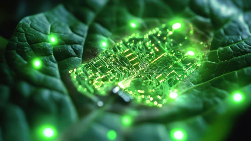 Sustainable Bioelectronics Circuit Created from Cellulose on Leaf Stock ...