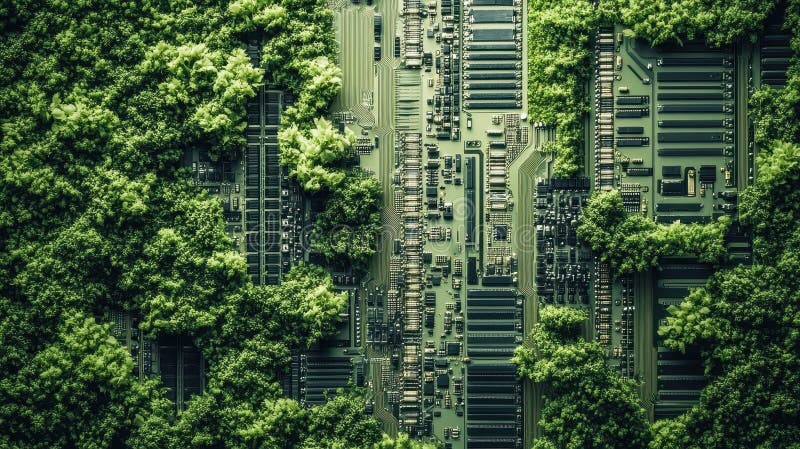 Sustainable Bioelectronics Inspired by Nature with Circuit Design Stock ...