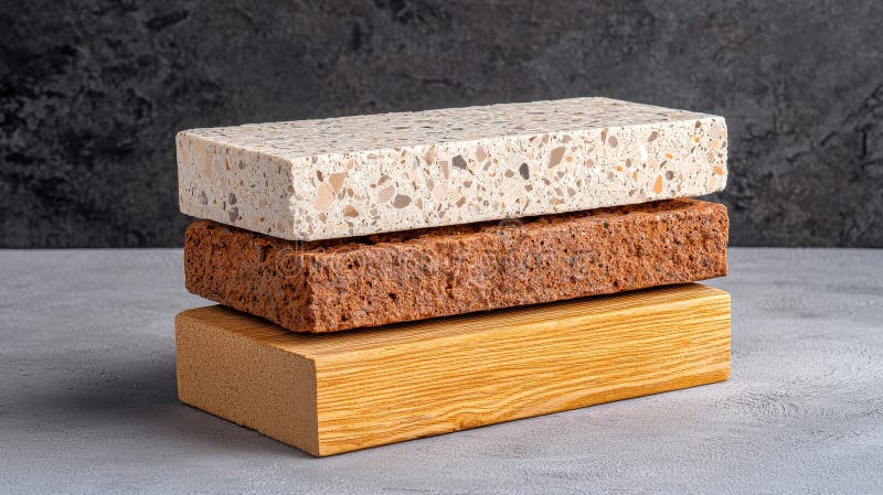 Sustainable Building Materials Showcased: a Stack of Terrazzo ...