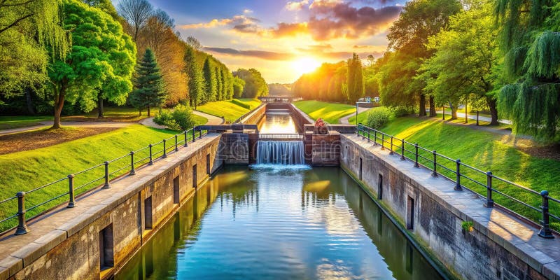 Sustainable Canal Water Management System Modern Infrastructure for ...