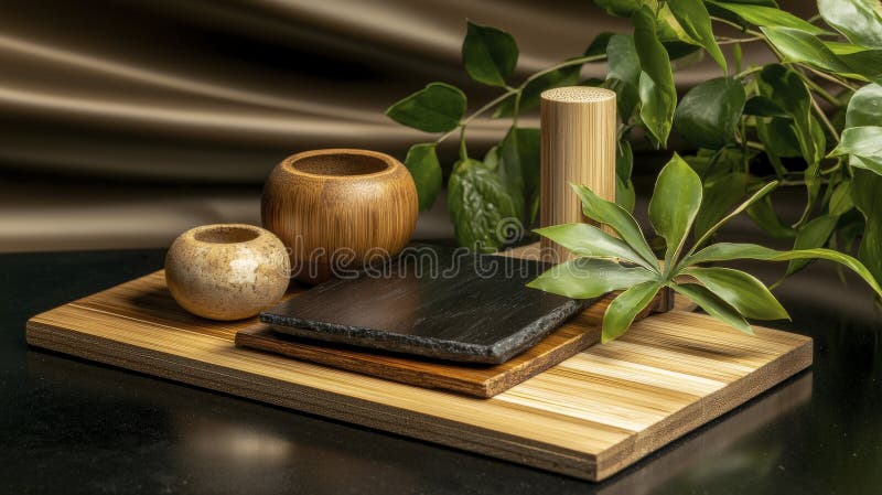 Sustainable Construction Materials Showcase Modern Studio Photography ...