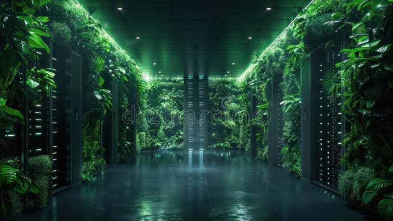 Sustainable Data Center Green Technology Infrastructure Powered by ...